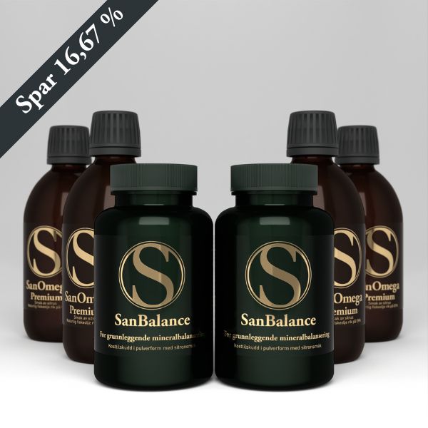 Dobbel kraftpakke - SanMagnesium + SanOmega i valgfri smak! - Abonneme